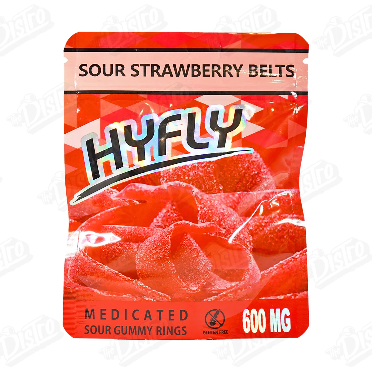 Hyfly Gummies - Sour Strawberry Belts - Edibles - TheDistro