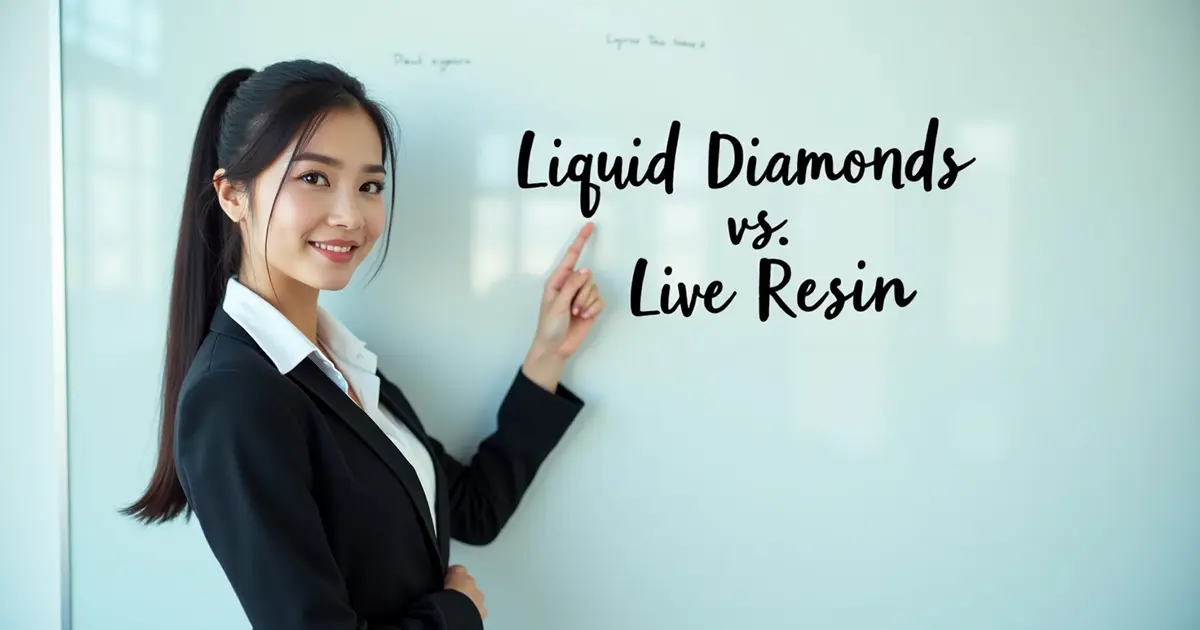Liquid Diamonds vs. Live Resin: What’s the Difference? - The Distro