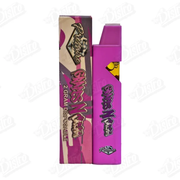 Pressure Disposable Vape - Grapes N Cream (2g) - The Distro