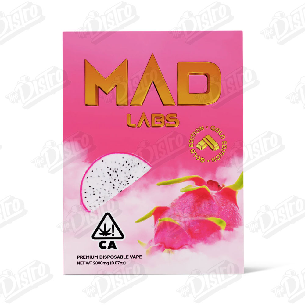 MAD Labs Disposable Vape (2g) – Dragon Fruit - The Distro