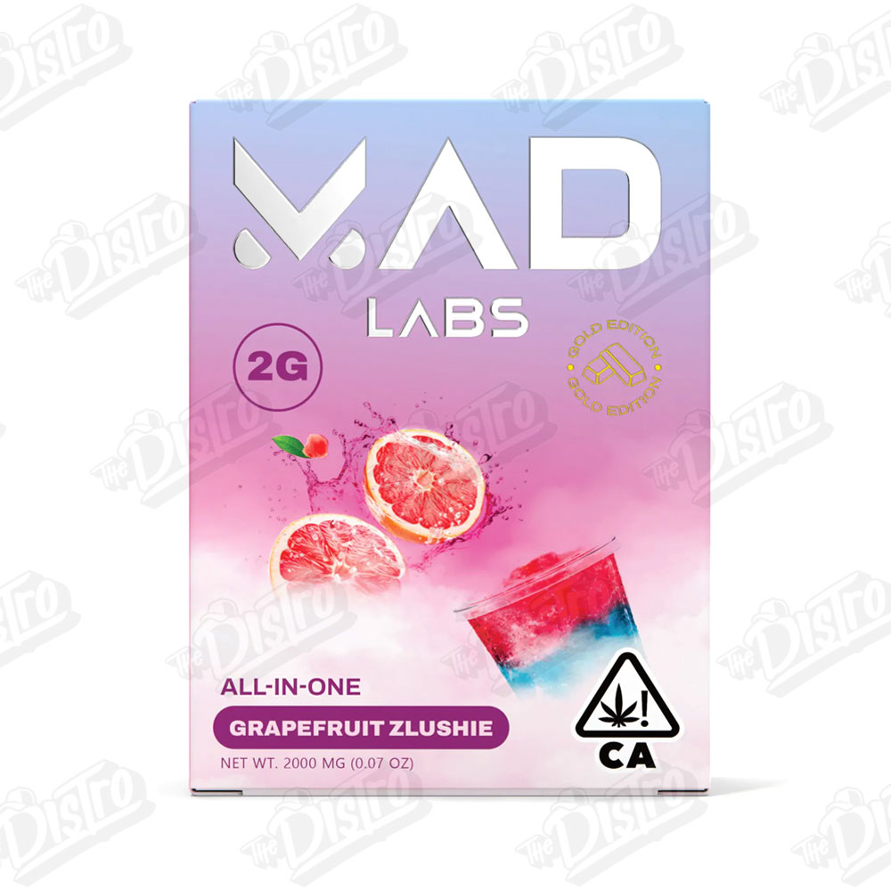 MAD Labs Disposable Vape (2g) – Grapefruit Zlushie - The Distro
