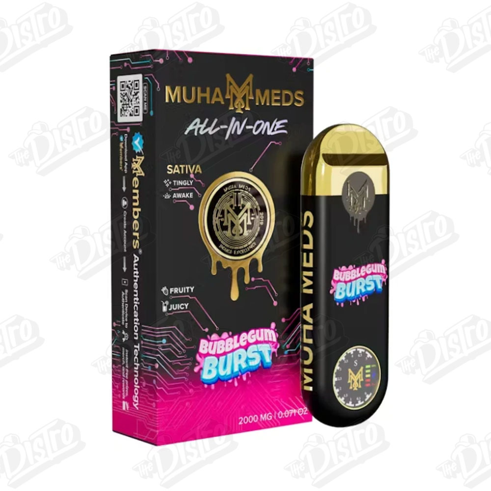 Muha Meds Inhale Excellence All-In-One Vape (2g) – Bubblegum Burst ...