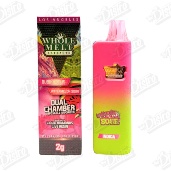 Whole Melt Extracts Dual Chamber Disposable Vape (2g) – Bubblegums X ...